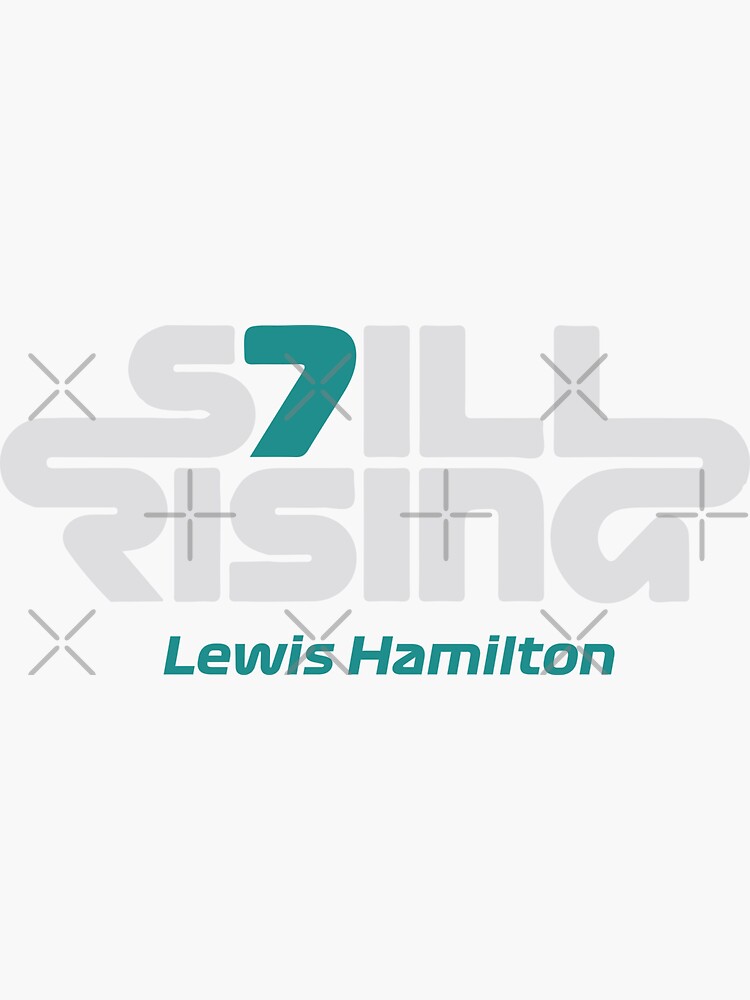 "Lewis Hamilton_Still We Rising " Sticker for Sale by Malaka7 | Redbubble