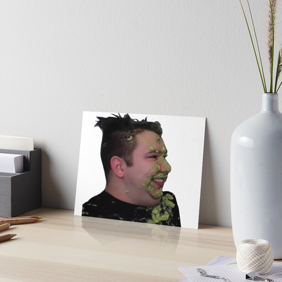 "Nikocado Avocado With Guacamole On His Face" Art Board Print for Sale ...