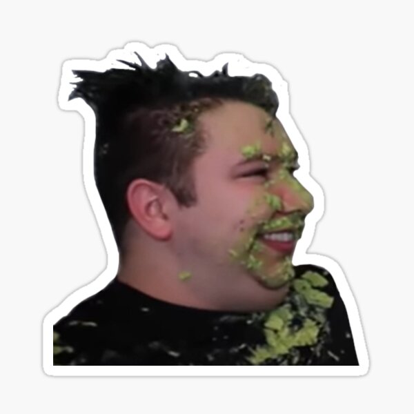 "Nikocado Avocado With Guacamole On His Face" Sticker for Sale by ...