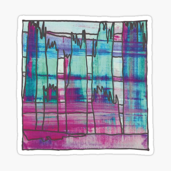 " Liminal Space II Sky Blue Abstraction" Sticker for Sale by ...