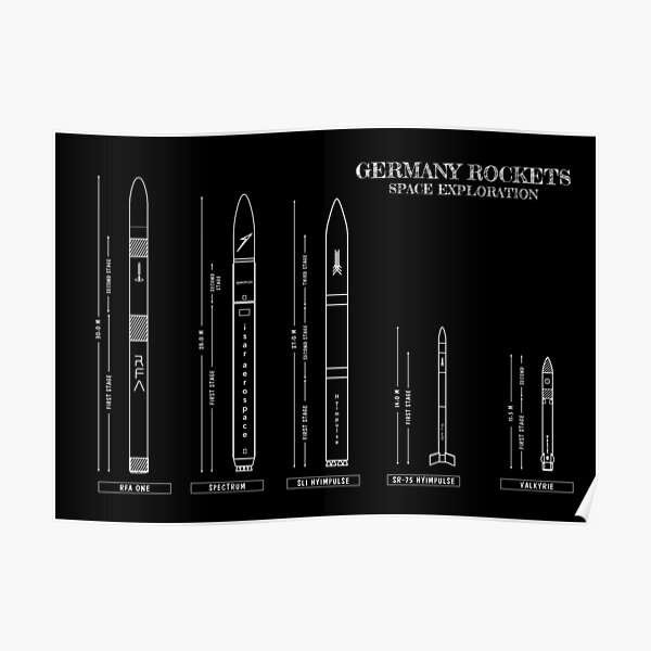 "Germany Rockets (Space Exploration): White Stencil-No Background ...