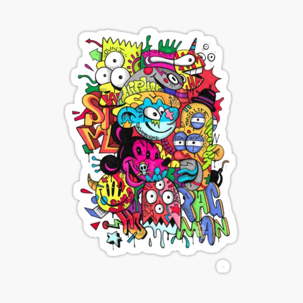 "vexx art" Sticker for Sale by BoReeClasSsic | Redbubble