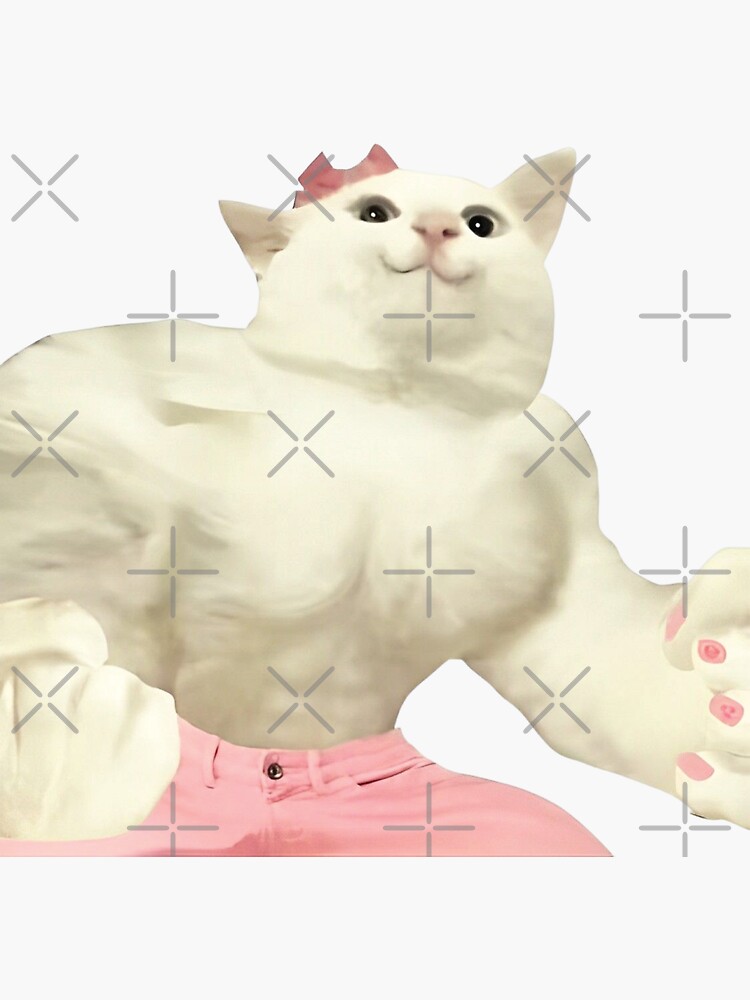 "Four Meme Cats " Sticker for Sale by zarinestore | Redbubble