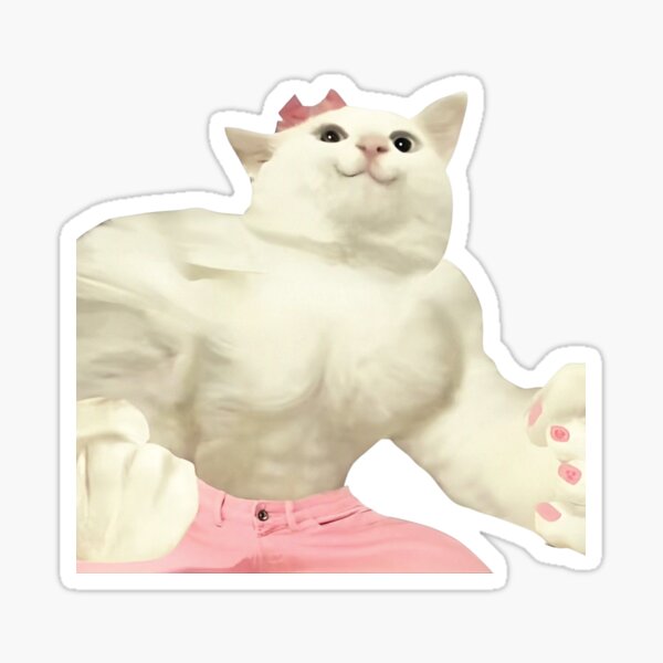 "Four Meme Cats " Sticker for Sale by zarinestore | Redbubble