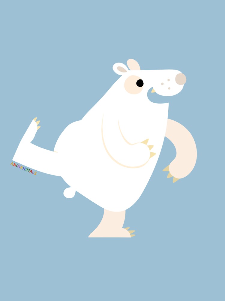 "Animanimals Polar Bear" Essential T-Shirtundefined by FILMBILDER ...