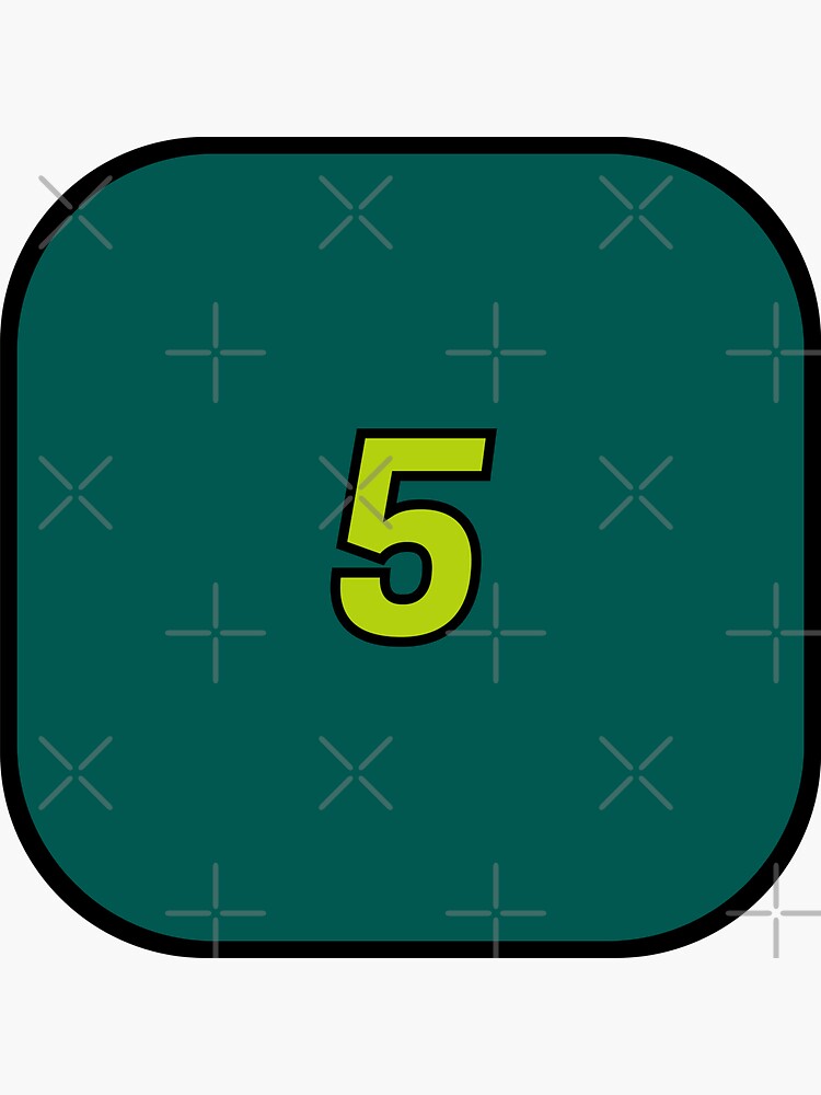"Sebastian Vettel 5 simple aston martin square" Sticker for Sale by ...