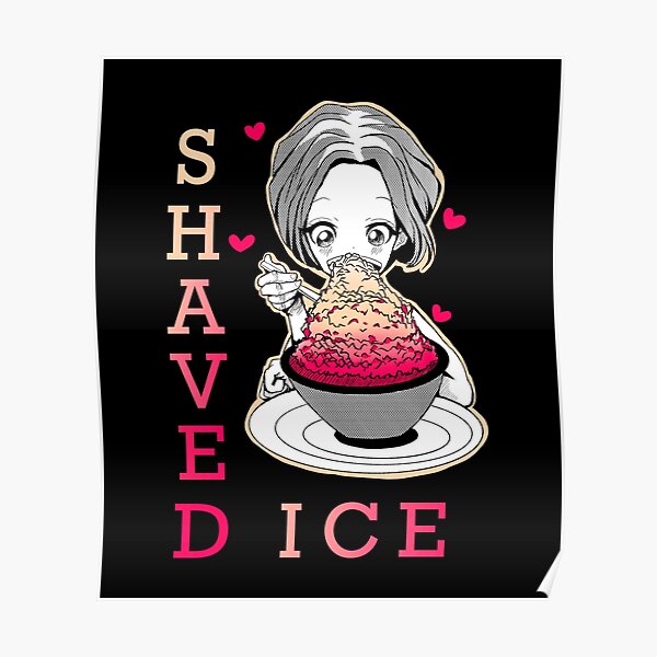 "Shaved Ice Girl" Poster for Sale by gensgraphics | Redbubble