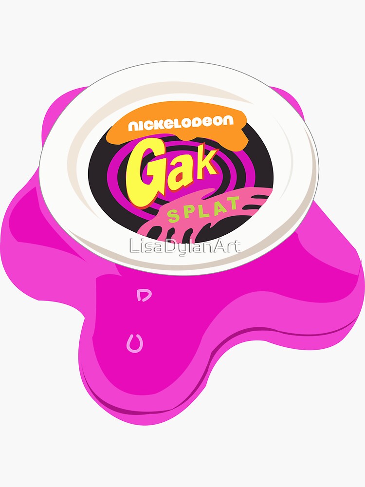 "Pink Gak" Sticker for Sale by LisaDylanArt | Redbubble