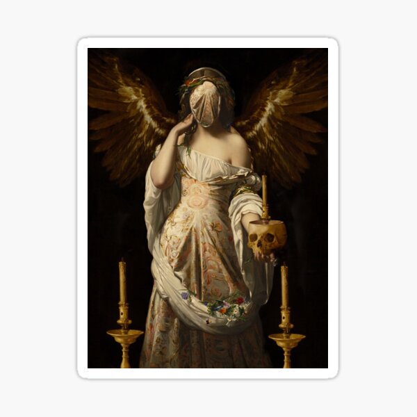 "DARK ANGEL" Sticker by Welderwings | Redbubble