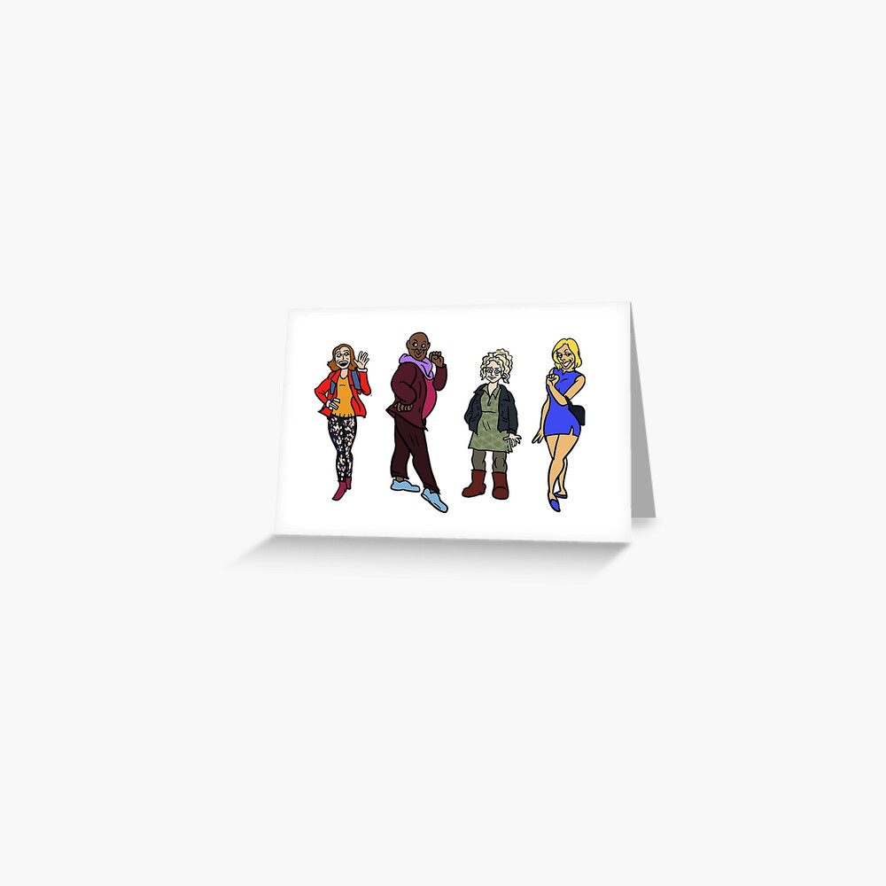 "Kimmy Schmidt Unbreakable Cartoon Caricature with Titus, Lillian, and ...