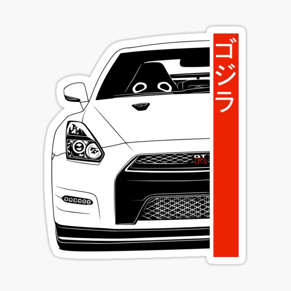 "GTR R35 Skyline JDM Tuning Car" Sticker for Sale by AutoDesignWerks ...