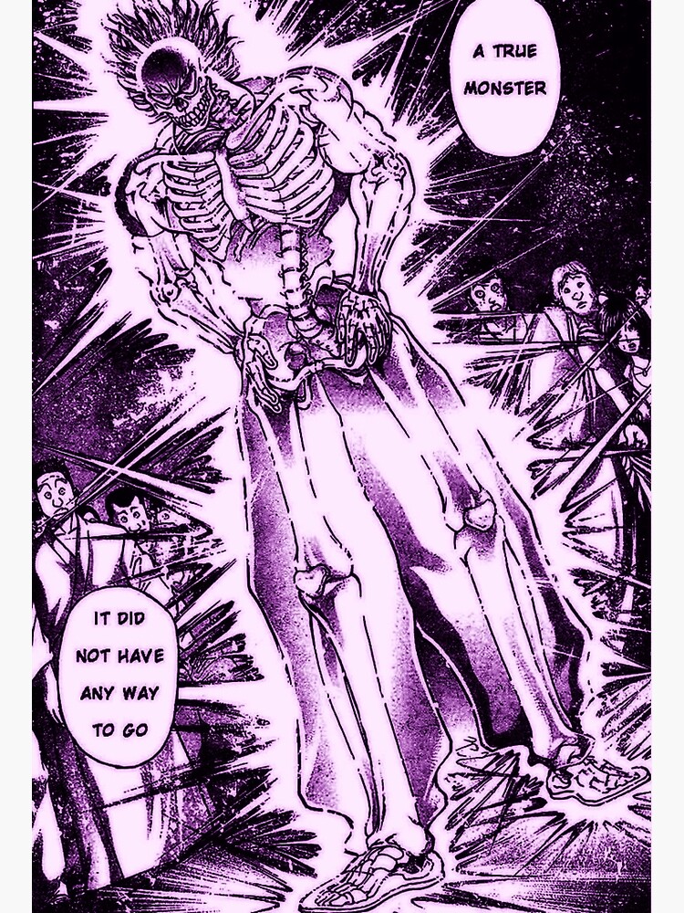 "Yujiro Hanma Getting Struck by lightning " Poster for Sale by Svibxt ...