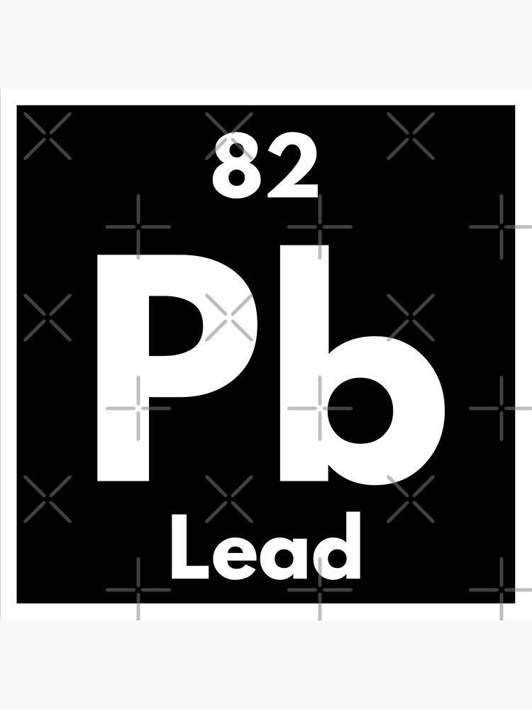 "Periodic Table element number 82 Pb Lead" Poster for Sale by ...