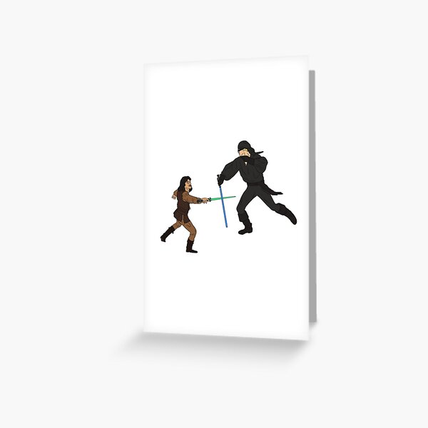 "Princess Bride Space Duel" Greeting Card by 3000artists | Redbubble