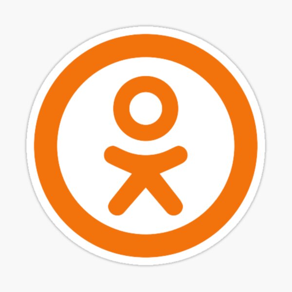 "Orange Person logo" Sticker for Sale by kattilako | Redbubble