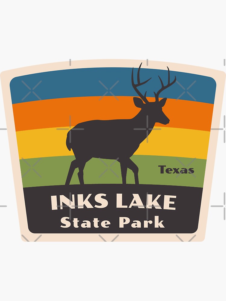 "Inks Lake State Park Texas Roaming Deer" Sticker for Sale by ...