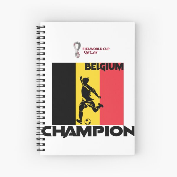 "Belgium champion - Qatar 2022 - Fifa world cup" Spiral Notebook for ...