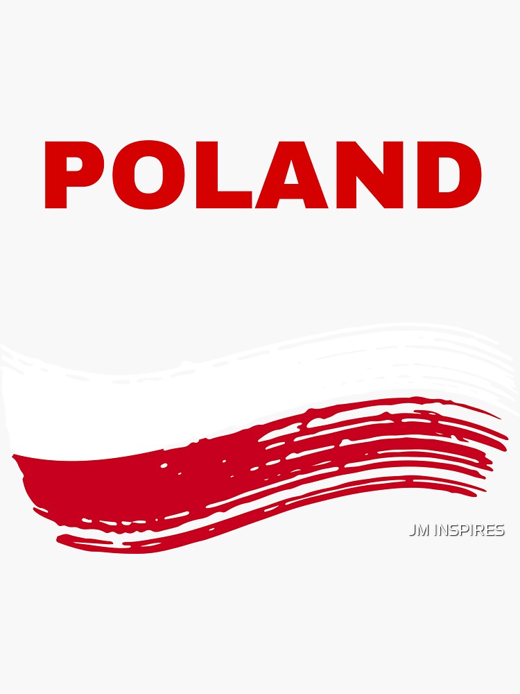 "Proud fan of POLAND; wc Merch Qatar 2022 " Sticker for Sale by ...