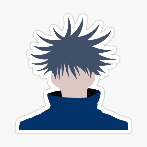" Jujutsu No Kaisen Megumi Fushiguro Minimalist" Sticker for Sale by ...