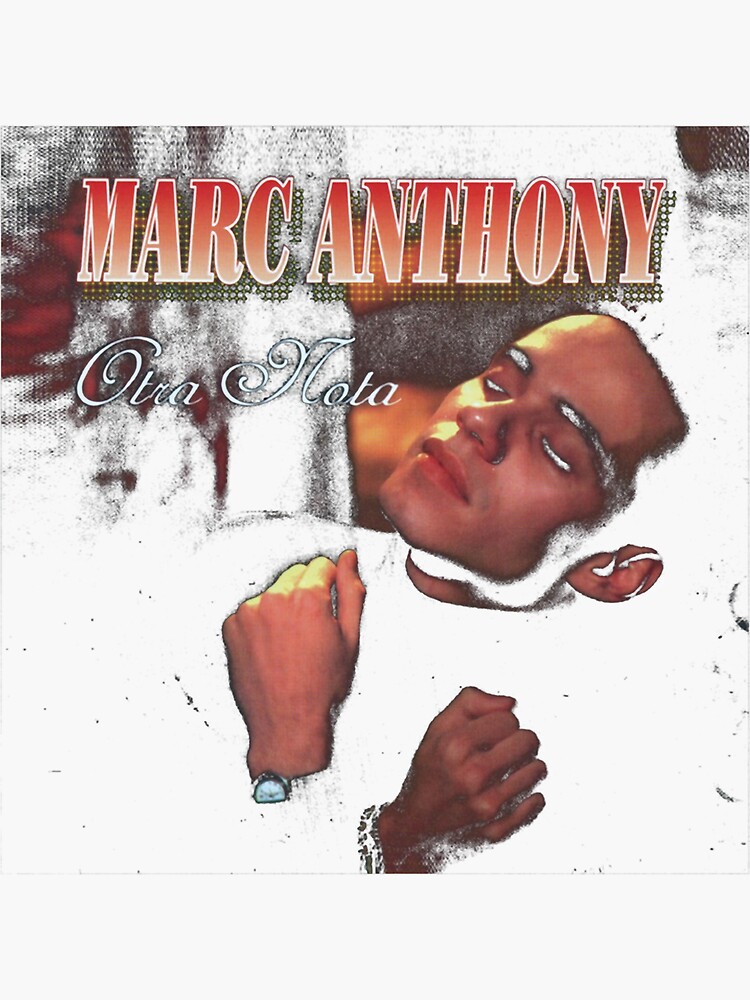 "Marc Anthony Another Note" Sticker for Sale by sacatodarena | Redbubble