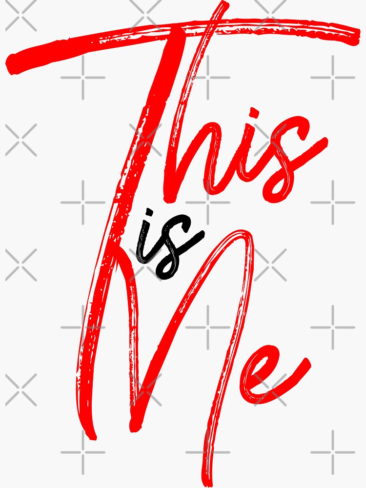 "This is Me " Sticker for Sale by Akhlaqi | Redbubble
