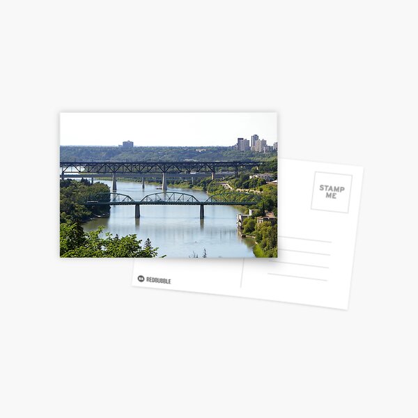 "Edmonton Bridges" Postcard for Sale by kennedywesley | Redbubble