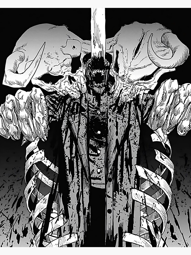"Chainsaw Man Curse Devil and Katana Devil" Art Print for Sale by ...