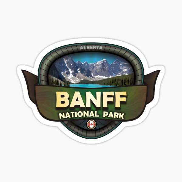 "Banff National Park Alberta Canada landscape" Sticker for Sale by ...