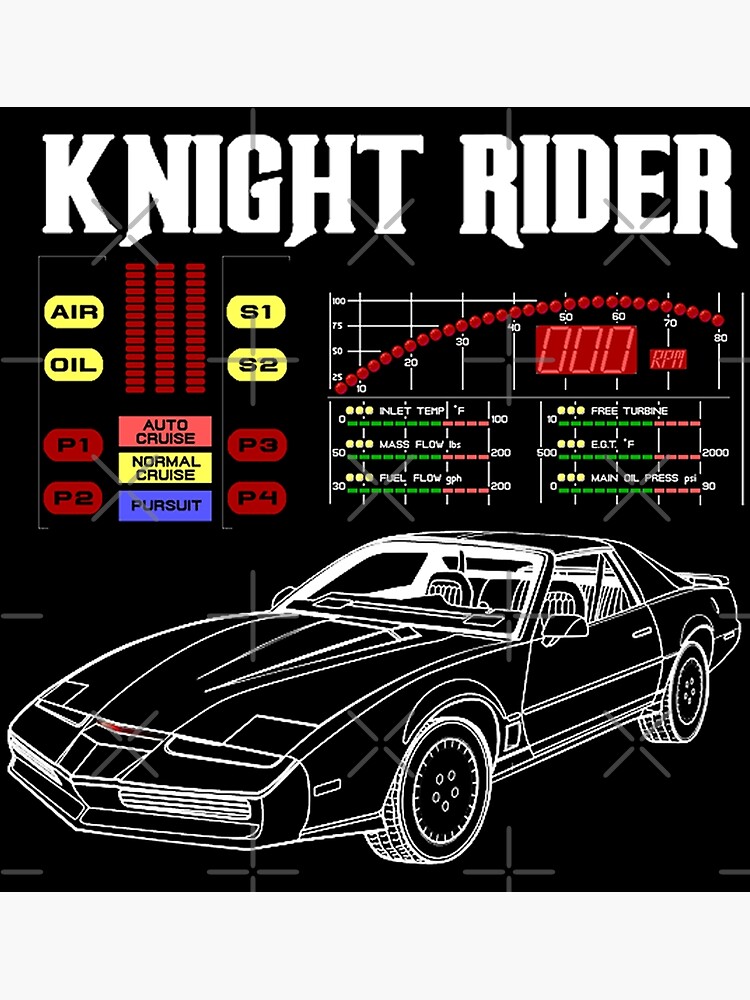 "Knight rider Kitt" Poster for Sale by Zorden48 | Redbubble