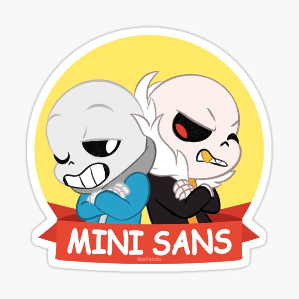 "Mini Sans" Sticker for Sale by StePanda | Redbubble