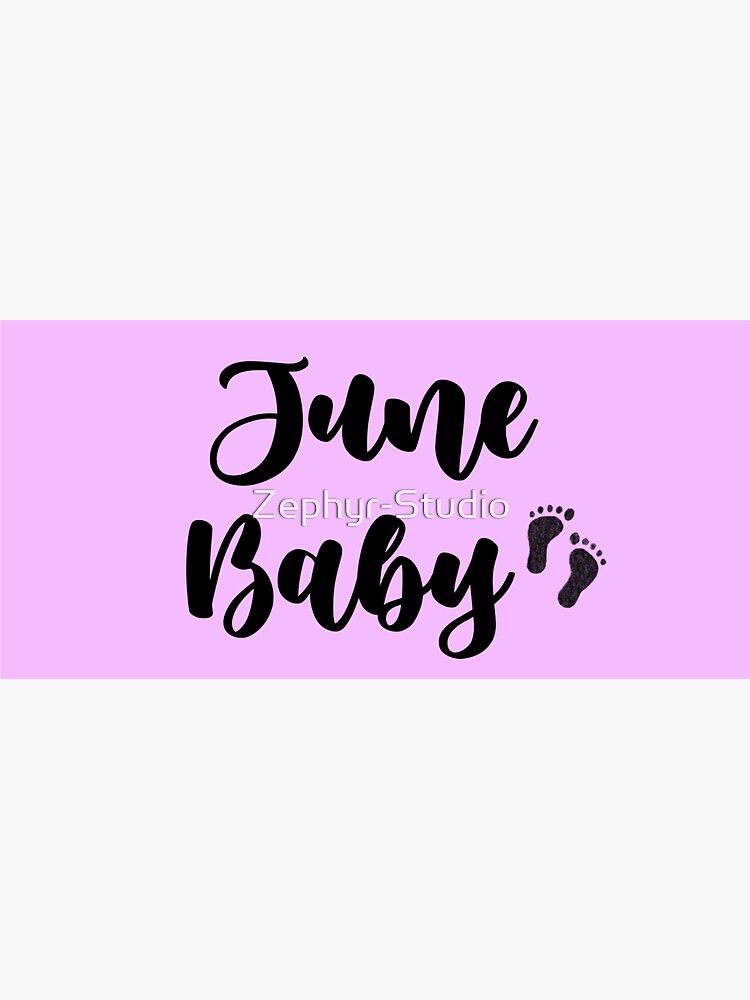 "June Baby" Sticker for Sale by Zephyr-Studio | Redbubble