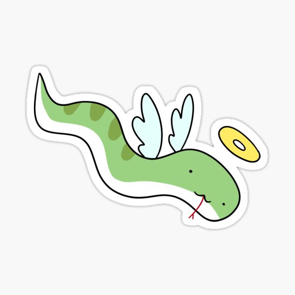 "Angel Snake" Sticker for Sale by SaradaBoru | Redbubble