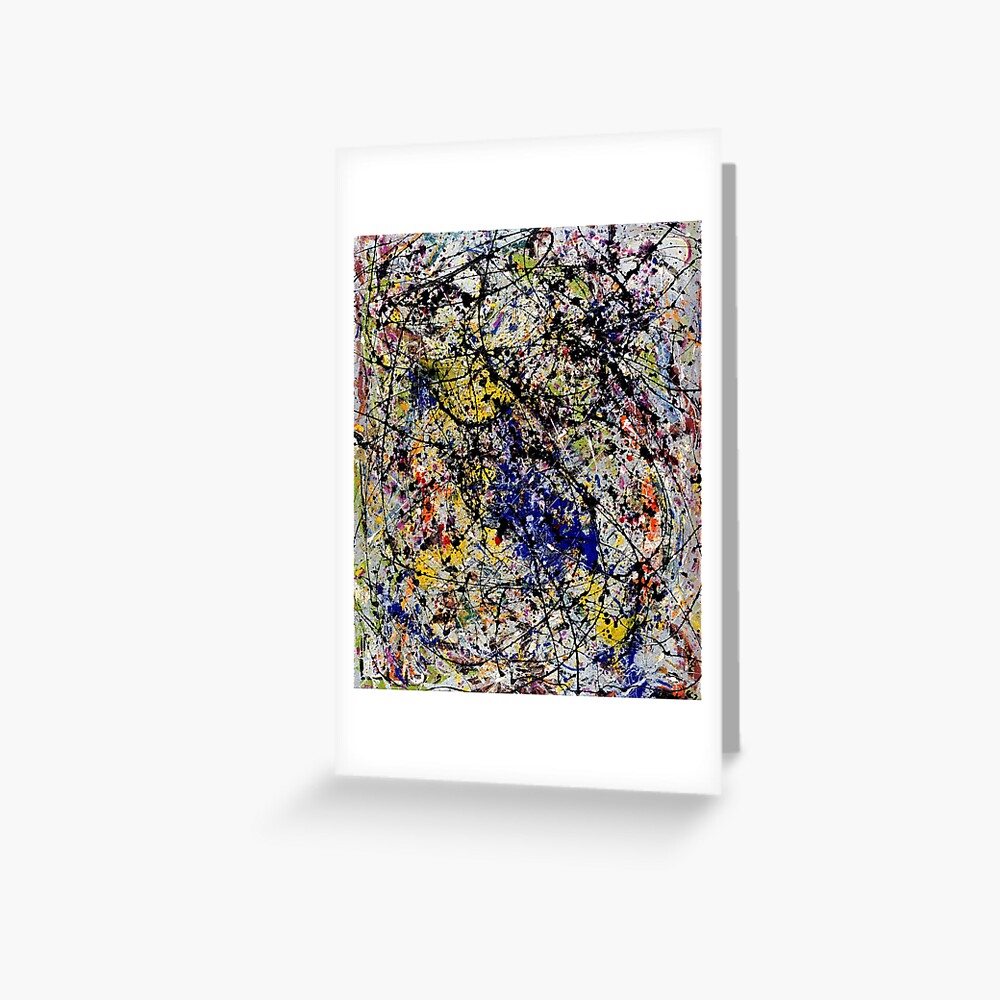 "Jackson Pollock-"Reflections Of The Big Dipper" 1947" Greeting Card ...