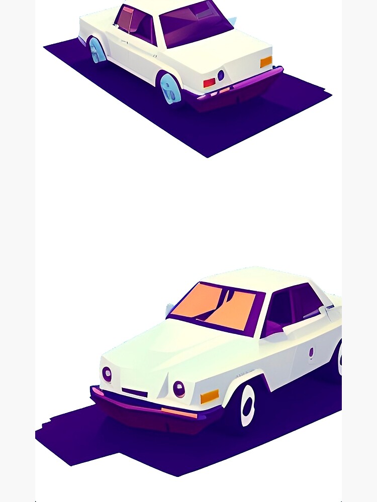 "polygon car art" Poster for Sale by KINGMAGIC | Redbubble