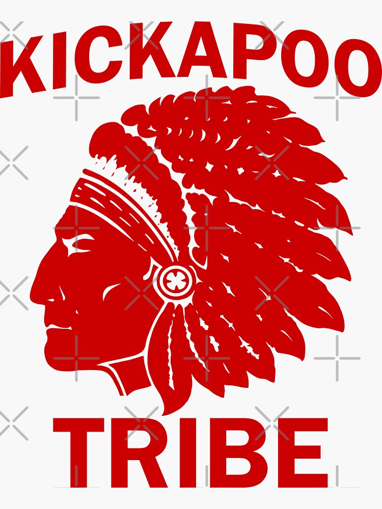 "Kickapoo Tribe" Sticker for Sale by Horsehound | Redbubble