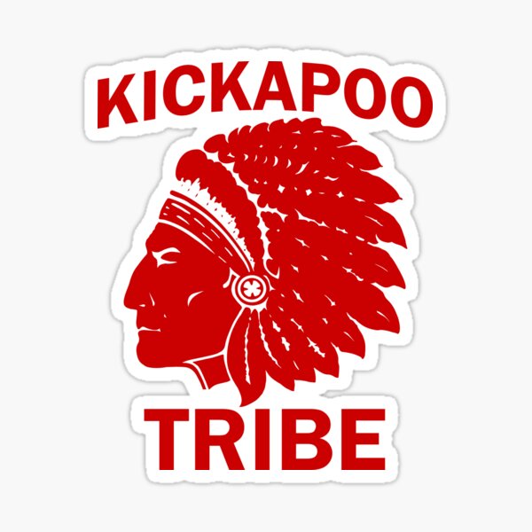 "Kickapoo Tribe" Sticker for Sale by Horsehound | Redbubble