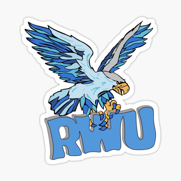 "Blue Hawk Holding RWU" Sticker for Sale by rwugymnastics23 | Redbubble