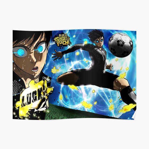 "Isagi Yoichi Luck // Blue Lock" Poster for Sale by kambeshop | Redbubble