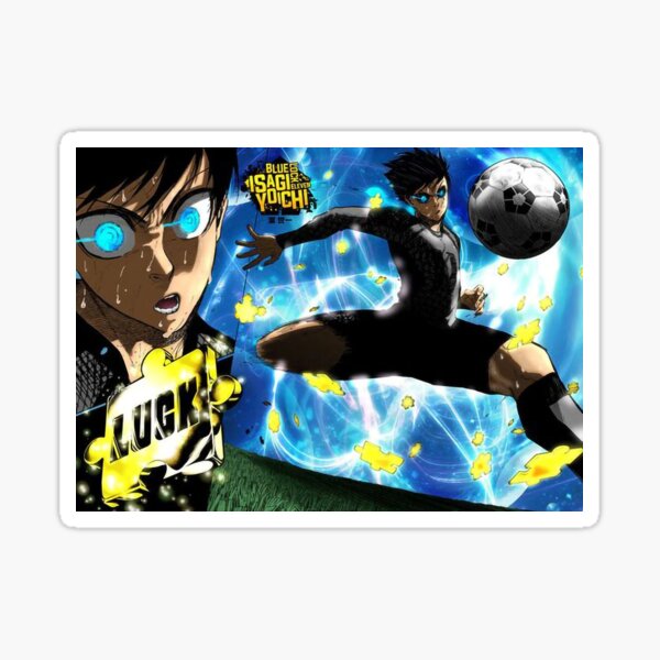 "Isagi Yoichi Luck // Blue Lock" Sticker for Sale by kambeshop | Redbubble