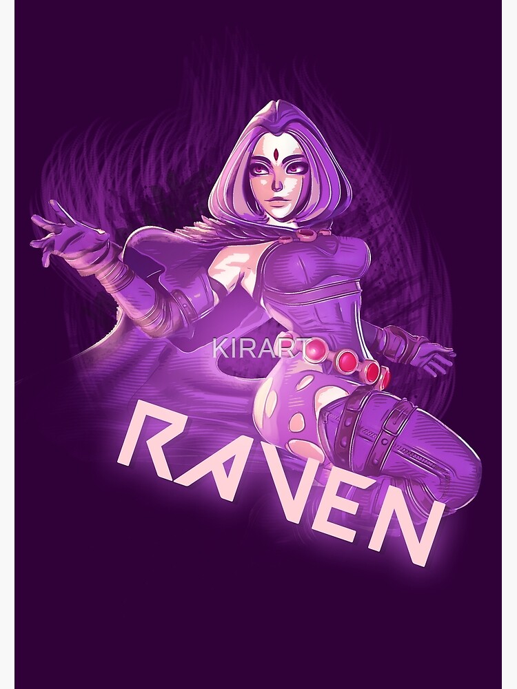 "raven character comics fan art by me " Poster for Sale by KIRART ...