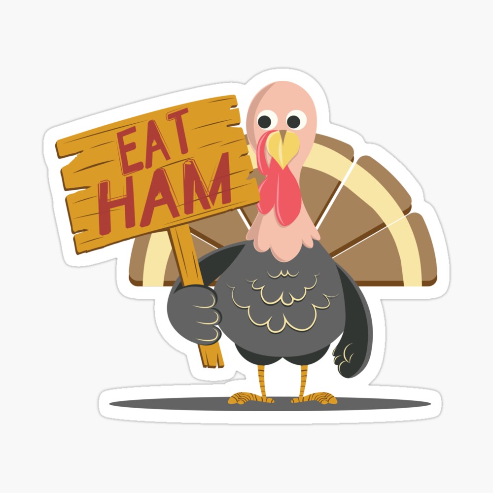 Funny Turkey Clipart Ham