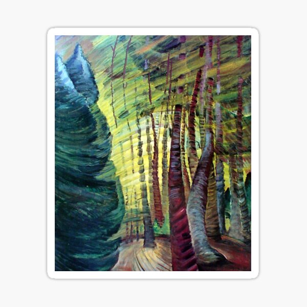 "Emily Carr Paintings" Sticker for Sale by Youssef-art | Redbubble