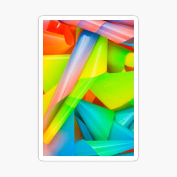 "vibrant green and blue" Sticker for Sale by UNIK-Shop | Redbubble