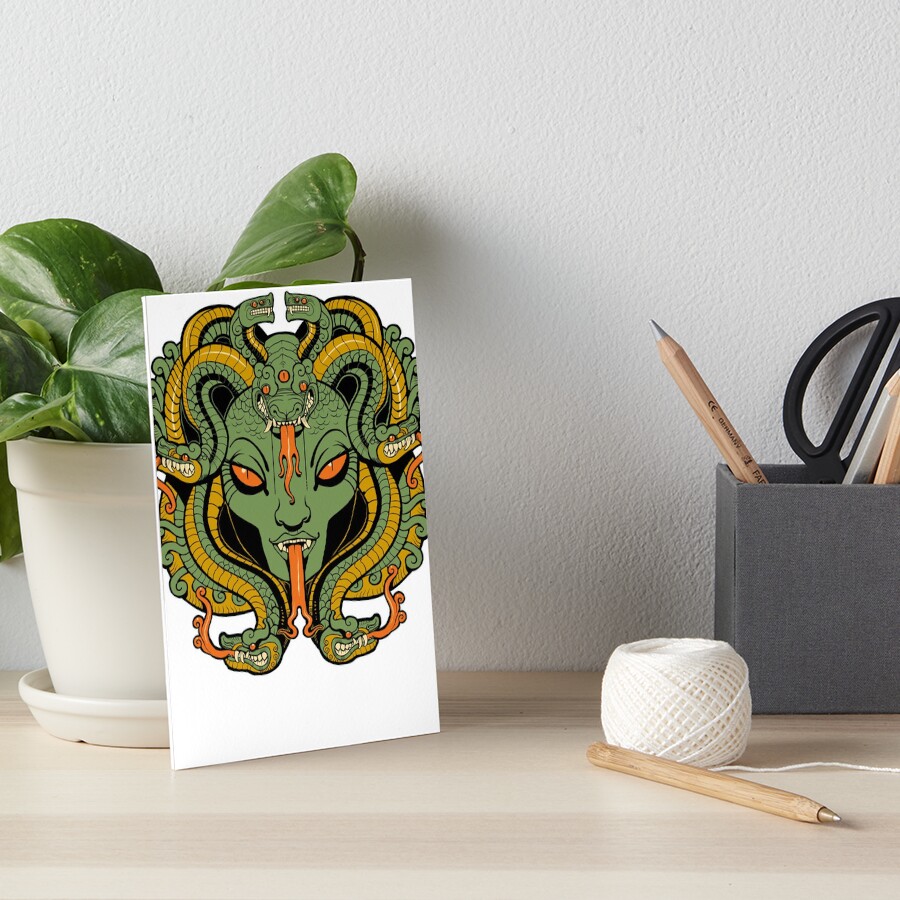 "Medusa" Art Board Print by missmonster | Redbubble