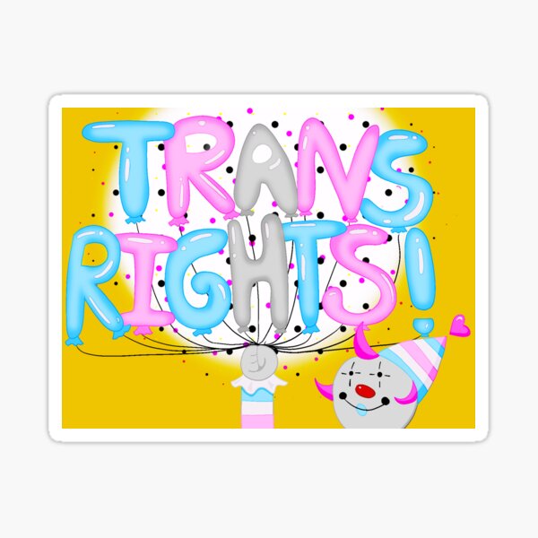 "gender the clown sticker" Sticker for Sale by mageye | Redbubble