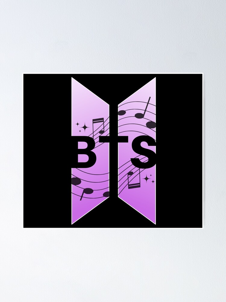 "BTS Logo- Kpop" Poster for Sale by auresthetix | Redbubble