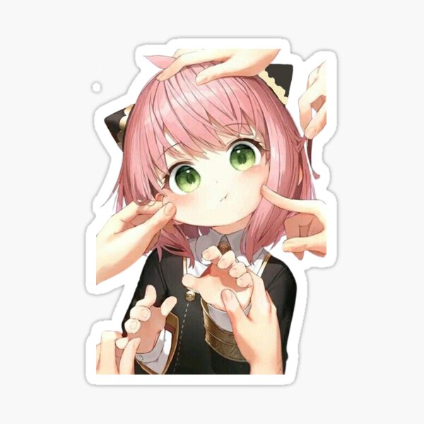 "Anya spy x family" Sticker for Sale by FROMmetoyou1 | Redbubble