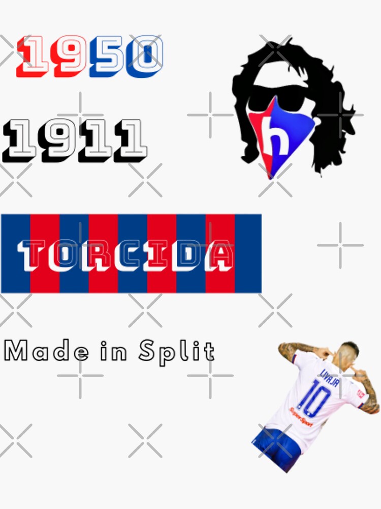 "*choose large sticker!* Hajduk Torcida sticker pack" Sticker for Sale ...
