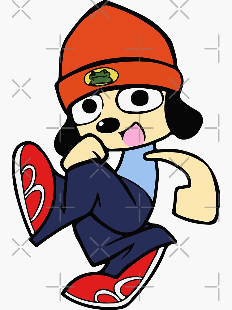 "Parappa The Rapper Rap" Sticker for Sale by ABZDesigner | Redbubble