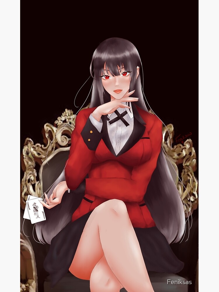 "Yumeko Jabami Kakegurui Art" Poster for Sale by Feniksas | Redbubble